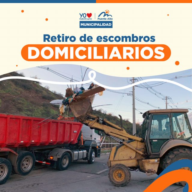 RETIRO DE ESCOMBRO - Municipalidad de Puente Alto